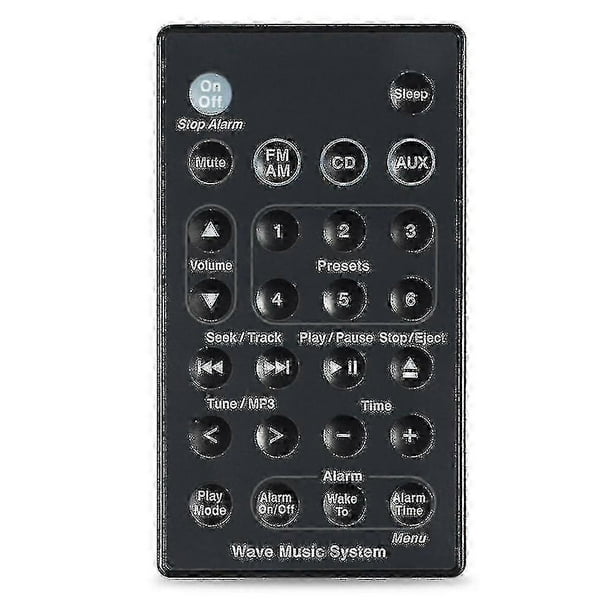 For Bose Wave Music System Audio System Remote Control Awr1b1 Awr1b2 ...