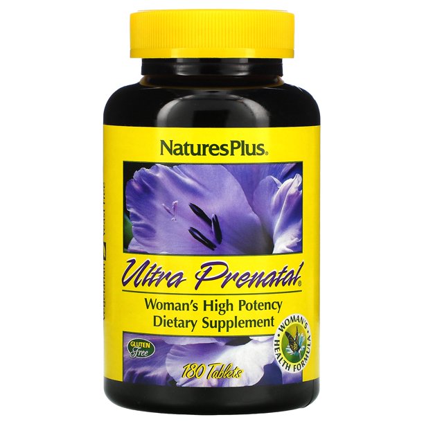 Nature's Plus Ultra Prenatal, 180 Tablets - Walmart.com
