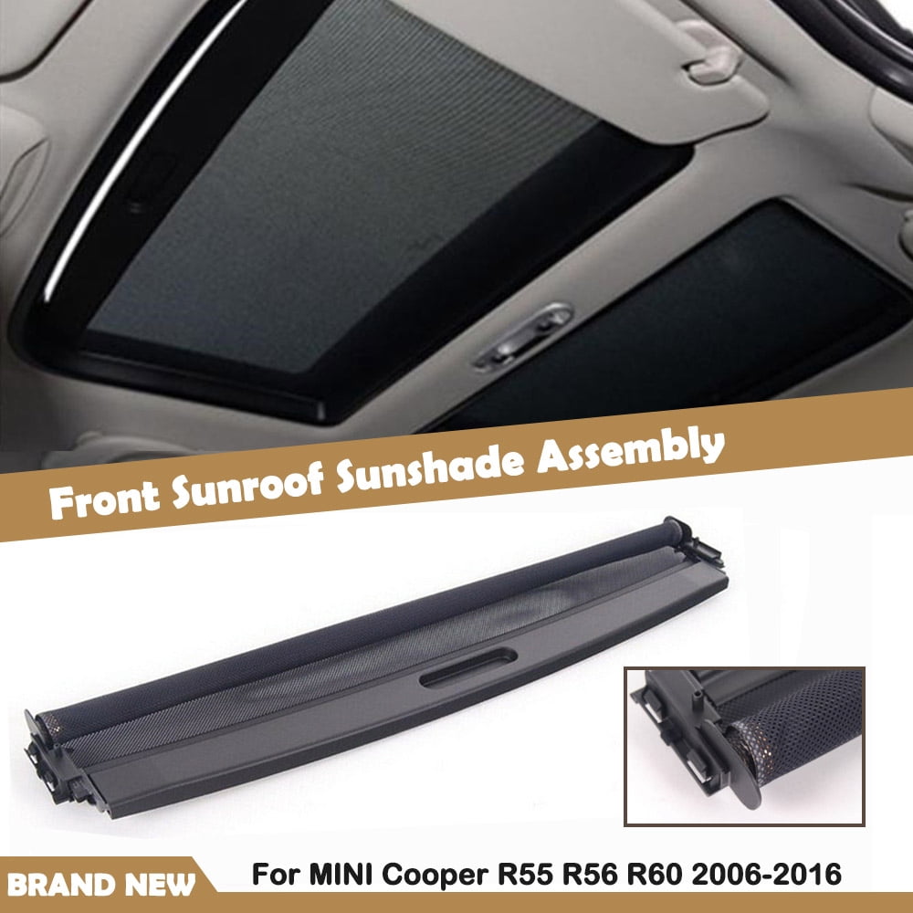 IDENUONA Front Sunroof Sunshade Cover, Black, Fit For MINI Cooper R55 ...