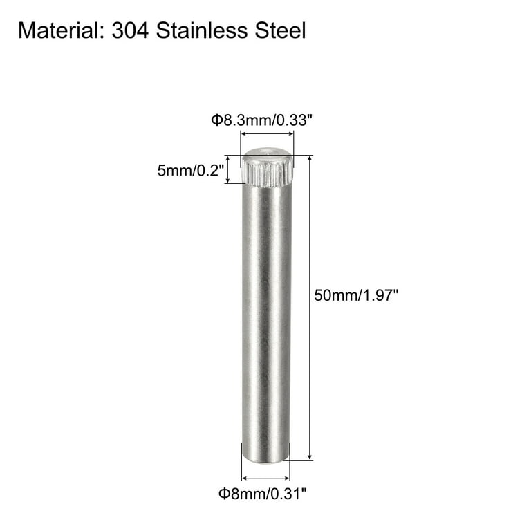Stainless Steel Knurled Pins