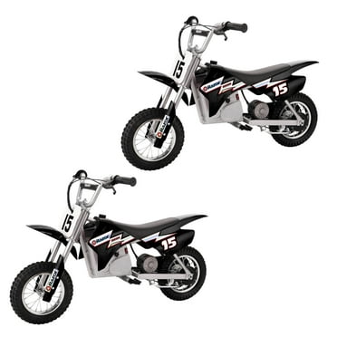 Razor MX400 Dirt Rocket 24V Electric Motocross Dirt Bike, Green (2 Pack ...