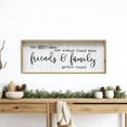 Parisloft Friends & Family...Farmhouse Rustic Wood Wall Sign, Brown ...