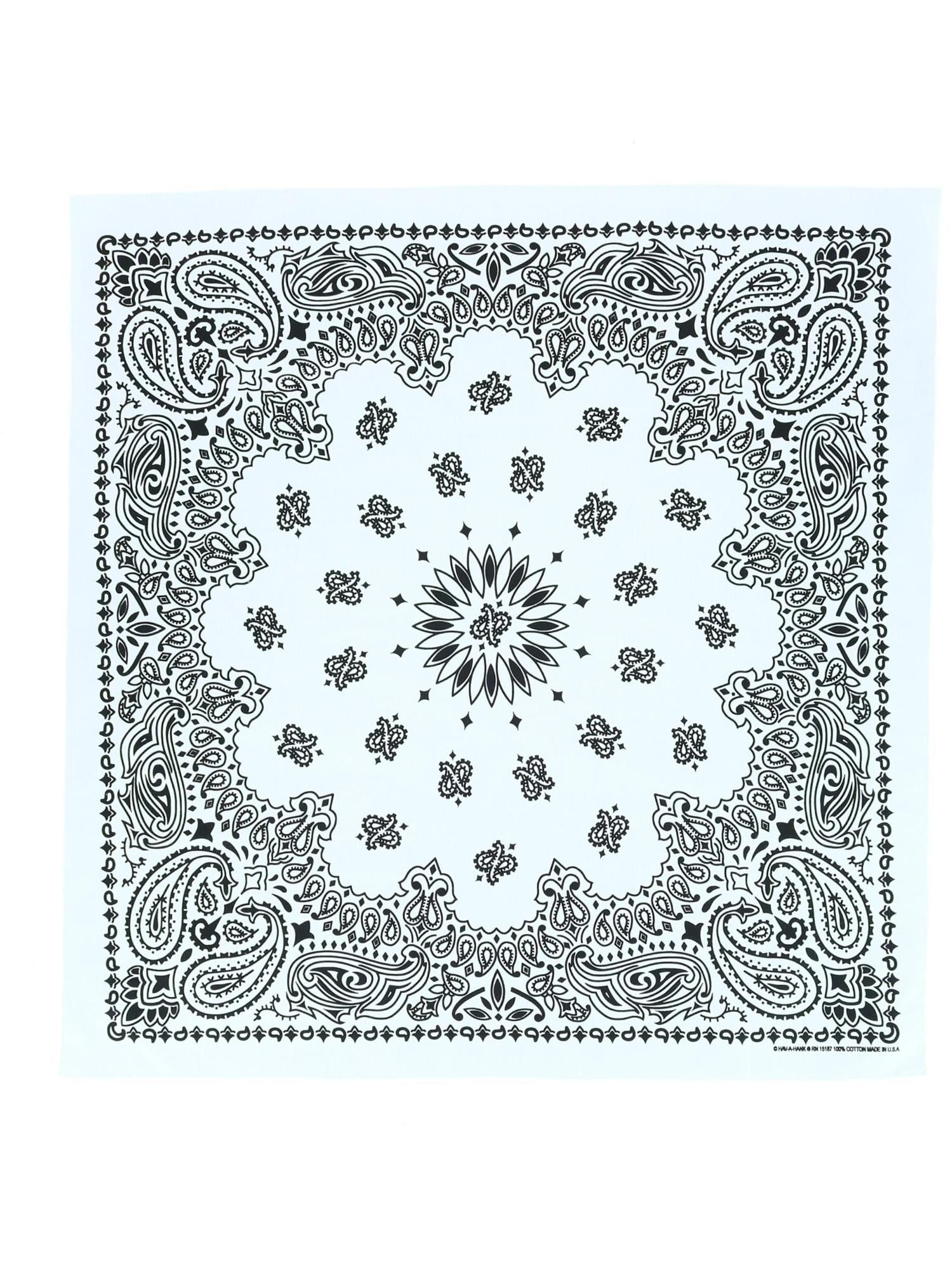 CTM® Unisex Cotton Giant-Danna 35 Inch Large Bandanas - Walmart.com