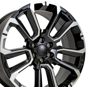 OE Wheels LLC 22 inch Rims Fits Silverado Suburban Tahoe Sierra Yukon ...