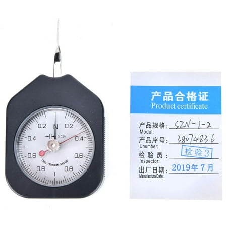 Plastic Pointer Type Double Needles Tension Meter Analog Dial Gauge ...
