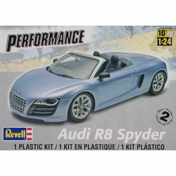 Audi R8 Spyder 1/25 Scale Plastic Model Kit Revell - Walmart.com ...