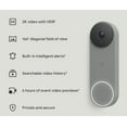 2K HD Visible Doorbell (3rd Gen Wired) - Real-Time View, Night Vision ...