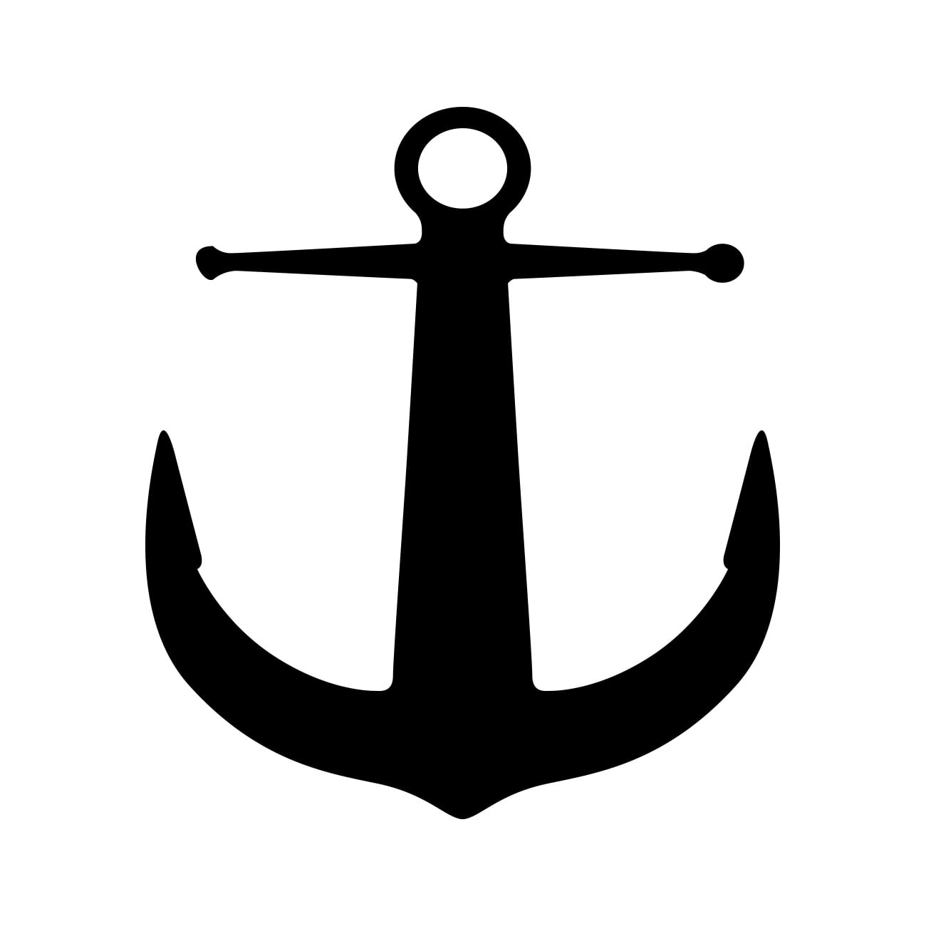 Boat Anchor Sticker Decal Die Cut - Self Adhesive Vinyl - Weatherproof ...