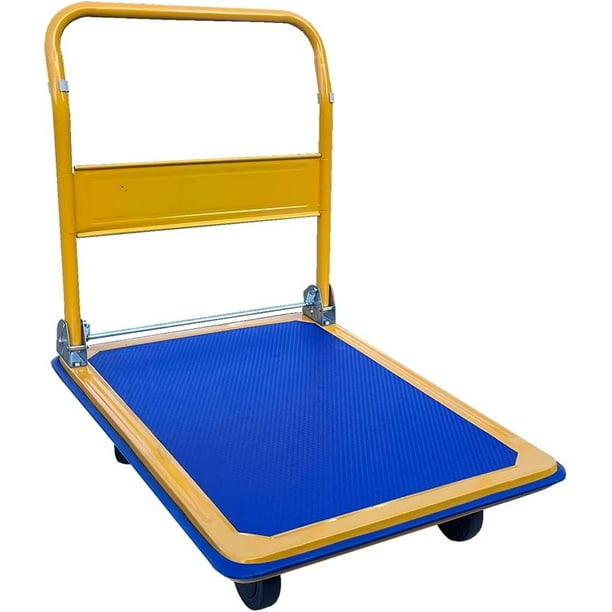 HPDAVV Foldable Platform Hand Truck - Foldable Dolly Cart 18" W x 28" L ...