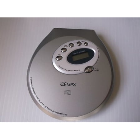 GPX Compact Disc Player with Deluxe Stereo Headphones - (24 Track - CD ...