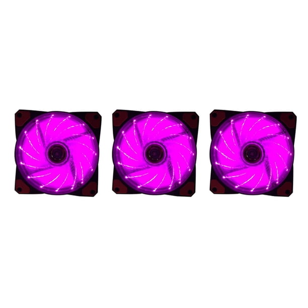 Guardoinrt 120mm LED Silent Computer PC Case Fan 15 LEDs 12V Cpu ...