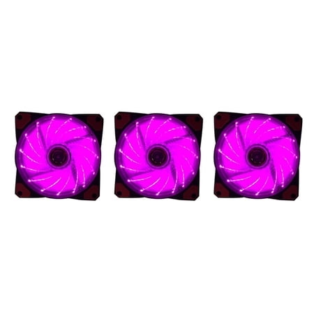 Guardoinrt 120mm LED Silent Computer PC Case Fan 15 LEDs 12V Cpu ...