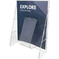 deflecto Stand Tall Literature Holder, 9 1/8w x 3 1/4d x 11 7/8h, Clear ...