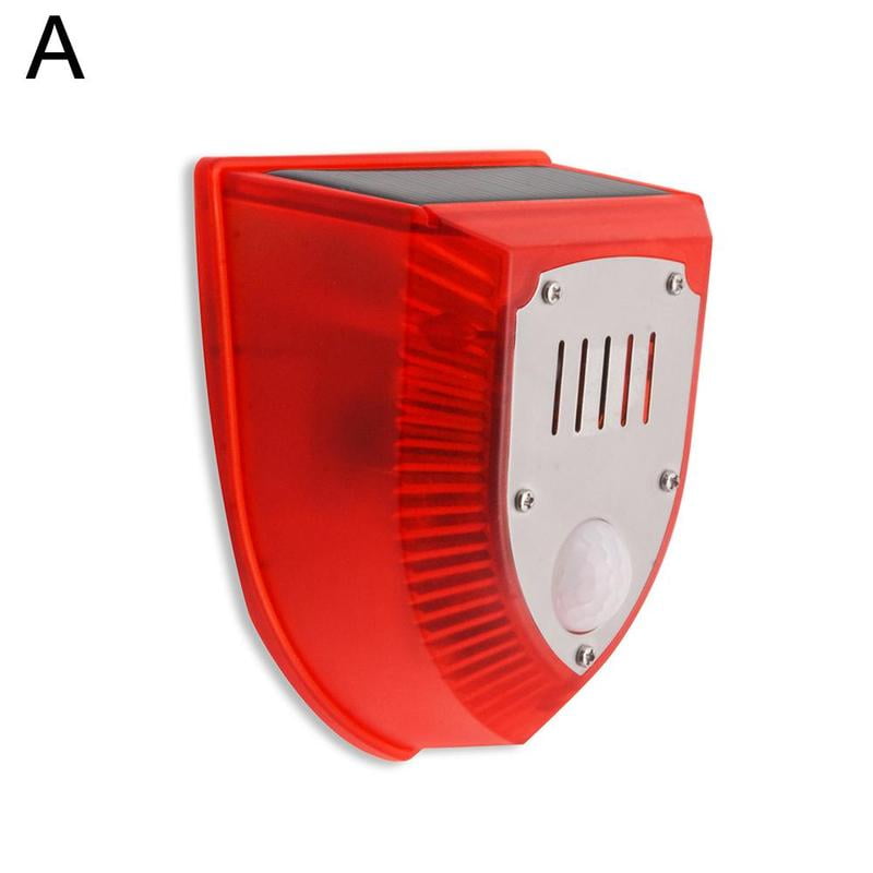 Animal Repellent Motion Sensor Alarm Lamp Outdoor Solar Power Dog ...