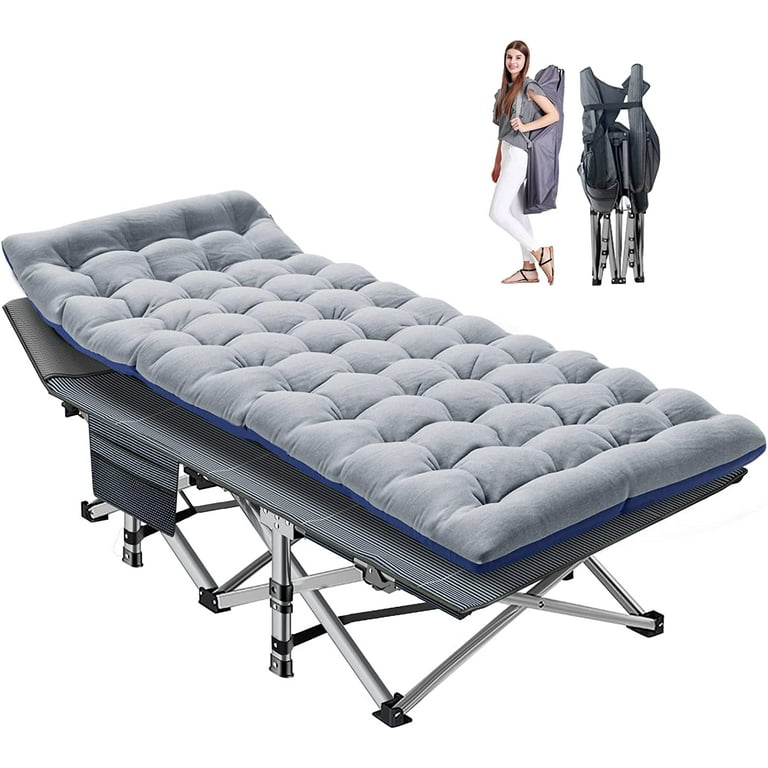REDCAMP Extra Long Folding Kids Cot For Sleeping 10-15