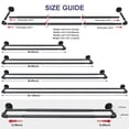 1 Inch Heavy Duty Double Curtain Rods For Windows 66 To 120 Inches ...