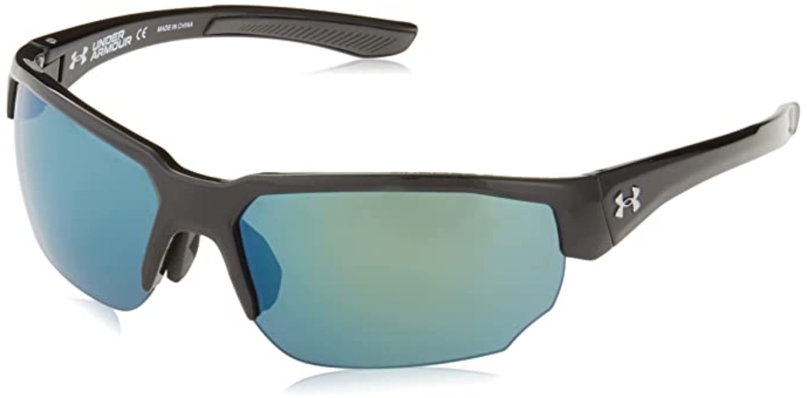Under Armour Men's Blitzing Wrap Style Tuned Sunglasses – Black Frame ...