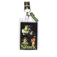 Shrek Ogre ID Reversible Lanyard Badge Holder Shrek Donkey Fiona Puss ...
