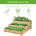Free Shipping Best Choice Products 3 Tier Fir Wood Raised Garden Bed