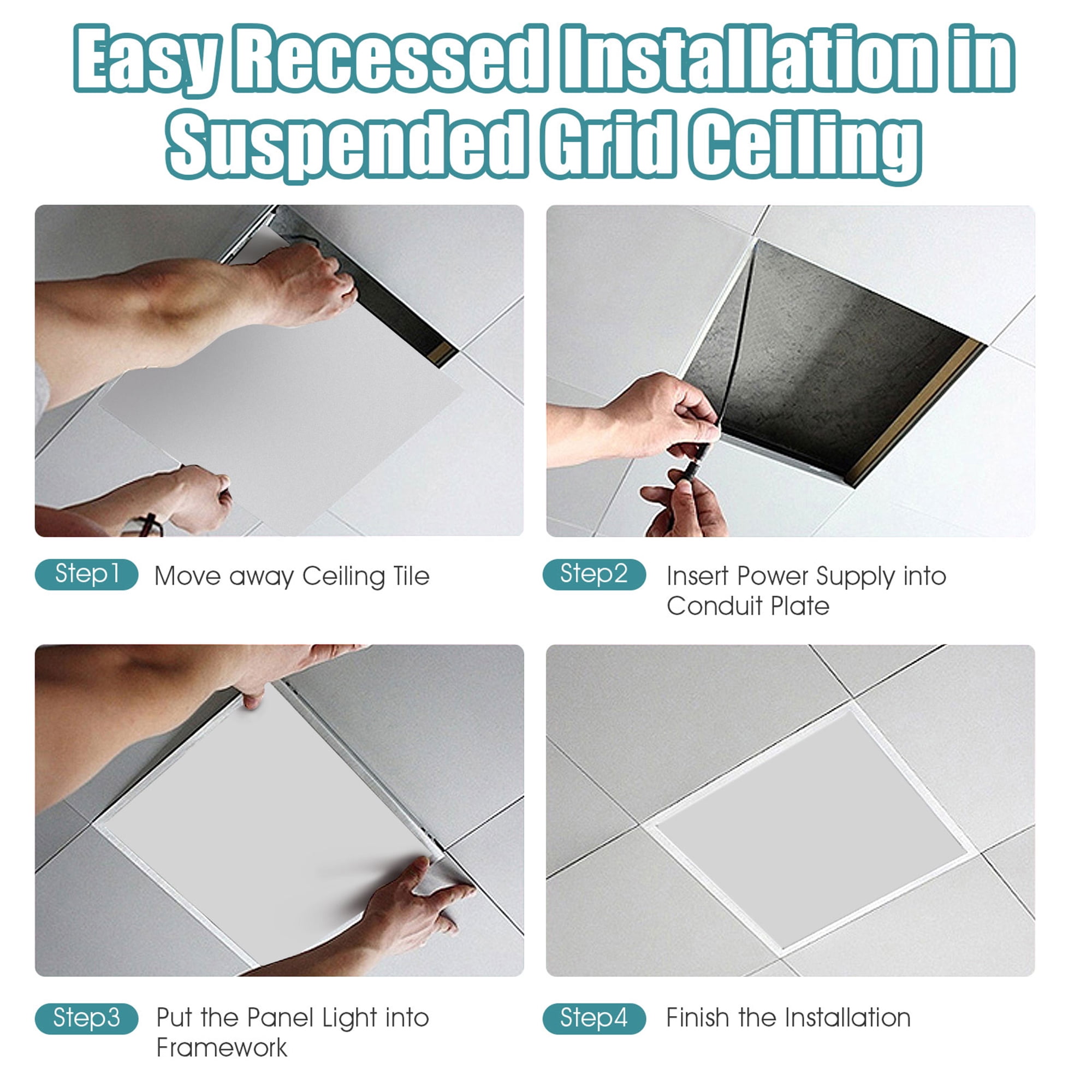 Install Drop Ceiling Light Panels | Shelly Lighting