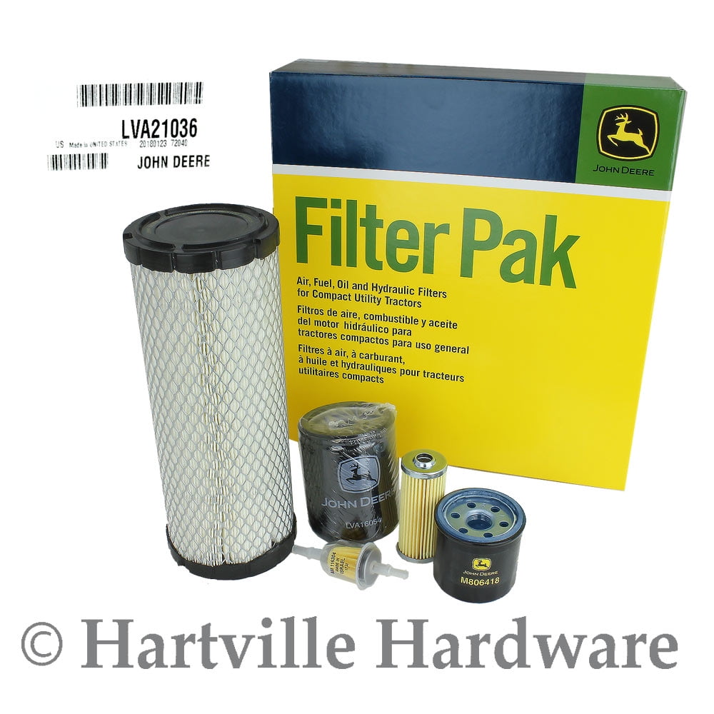 Genuine John Deere OEM Filter Kit #LVA21036 - Walmart.com