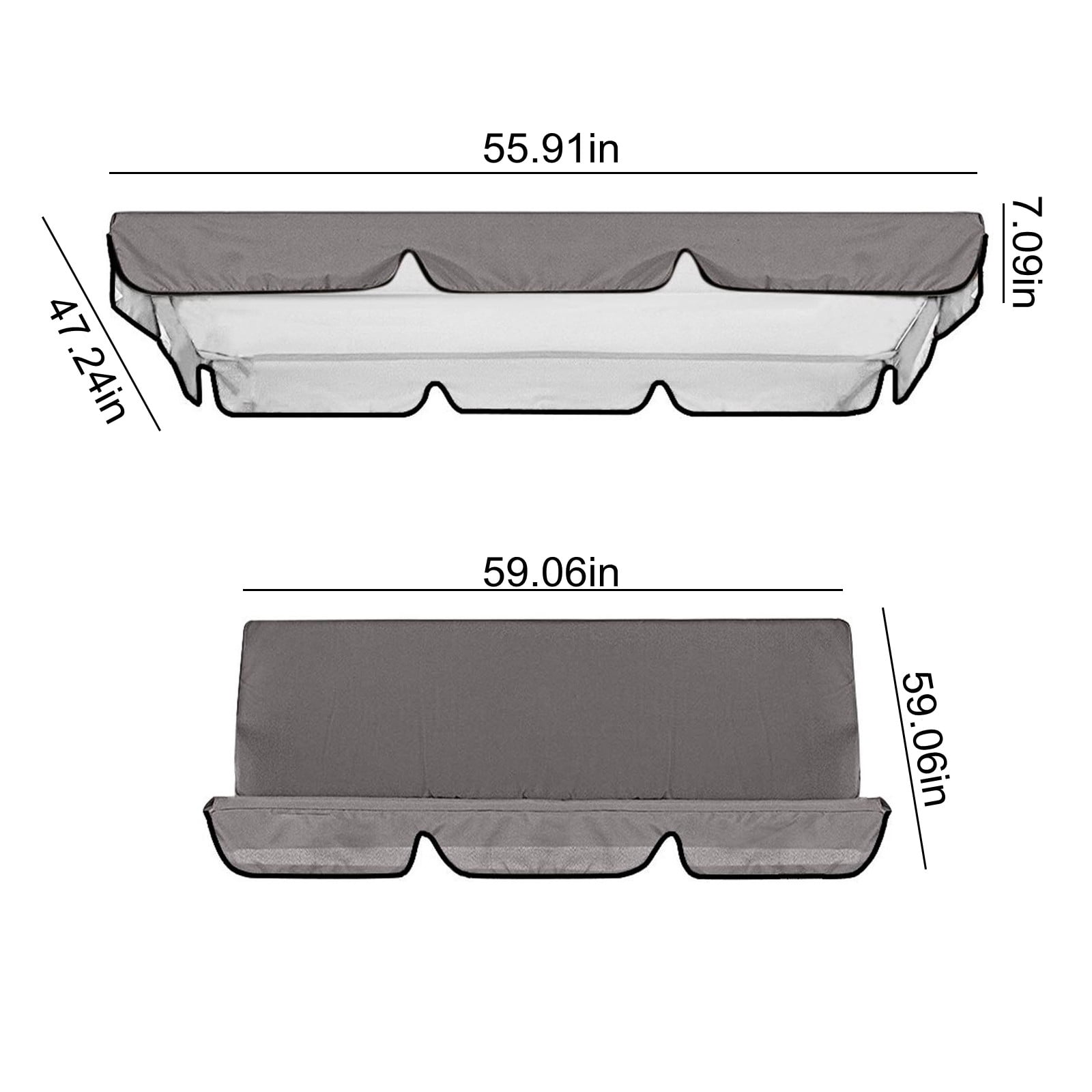 Click here for Lolmot Outdoor Patio Covers Waterproof Swing Water... prices