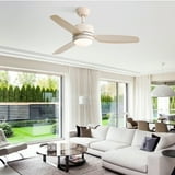 Sofucor 46-Inch Ceiling Fan with LED Lights and Remote, Modern, Indoor ...