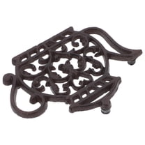 Sungmor Rectangle Cast Iron Trivets, Metal Trivet for Hot Pots and Pans ...