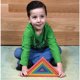 TickiT Wooden Rainbow Architect Triangles, Set of 7 - Walmart.com