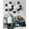 Kuchoow Soundproof Panels For Walls, 12-Pack Hexagon Self-Adhesive ...