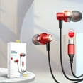 Tibvox Metal Stereoed Type C Corded Earphones Headphones In Ear ...
