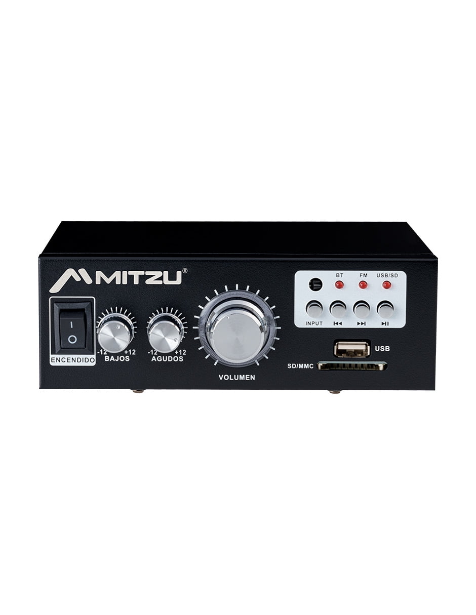 Amplificador de audio con Bluetooth Mitzu Mitzu PA-630BT | Bodega Aurrera en línea