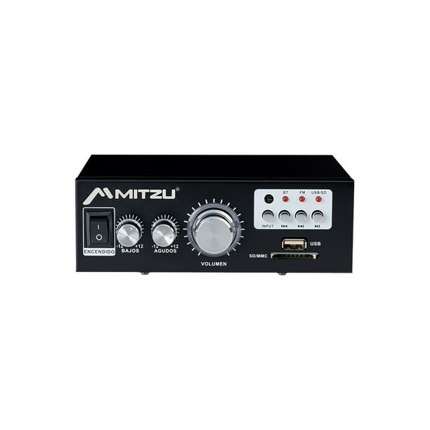 Amplificador de audio con Bluetooth Mitzu Mitzu PA-630BT | Bodega Aurrera en línea