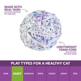 Vibrant Life Multi-Colored Yarn Ball Cat Toys 2 Pack with Bell and ...