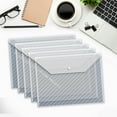 MORESEC under $5 Plastic File Folders, 10 PCS Plastic File Folders A4 ...