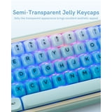 COSTOM PBT Keycaps, Jelly Keycaps Creamy MOA Profile, 132 Keys ...