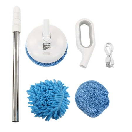 Cordless Electric Spin Scrubber, Retractable Shaft 5V 2A Portable ...