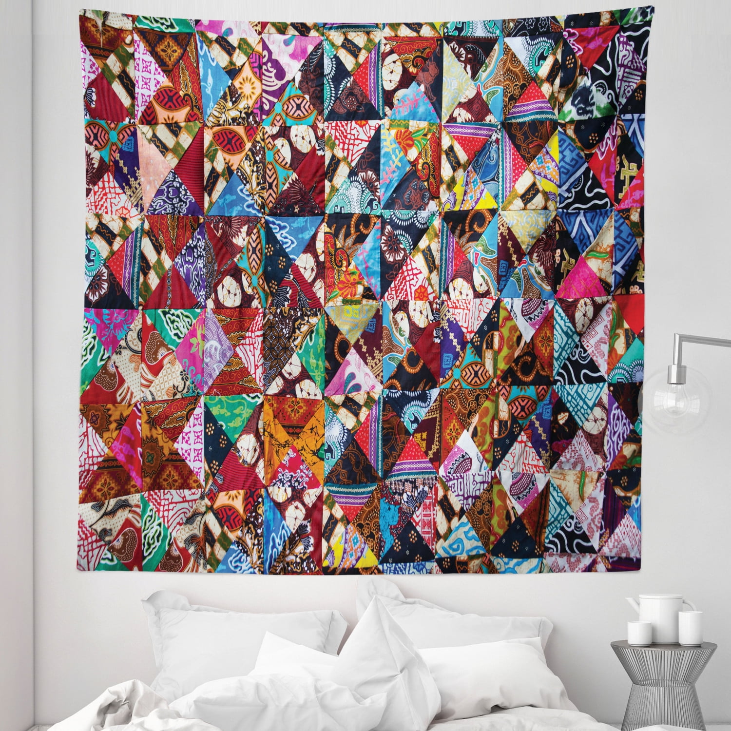Quilt Tapestry, Image Print of a Cultural Tile Pattern from Bali ...
