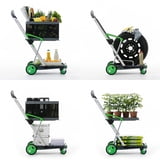 CLAX: The Original Transport Mobile Cart W/ Storage Crate, Green ...