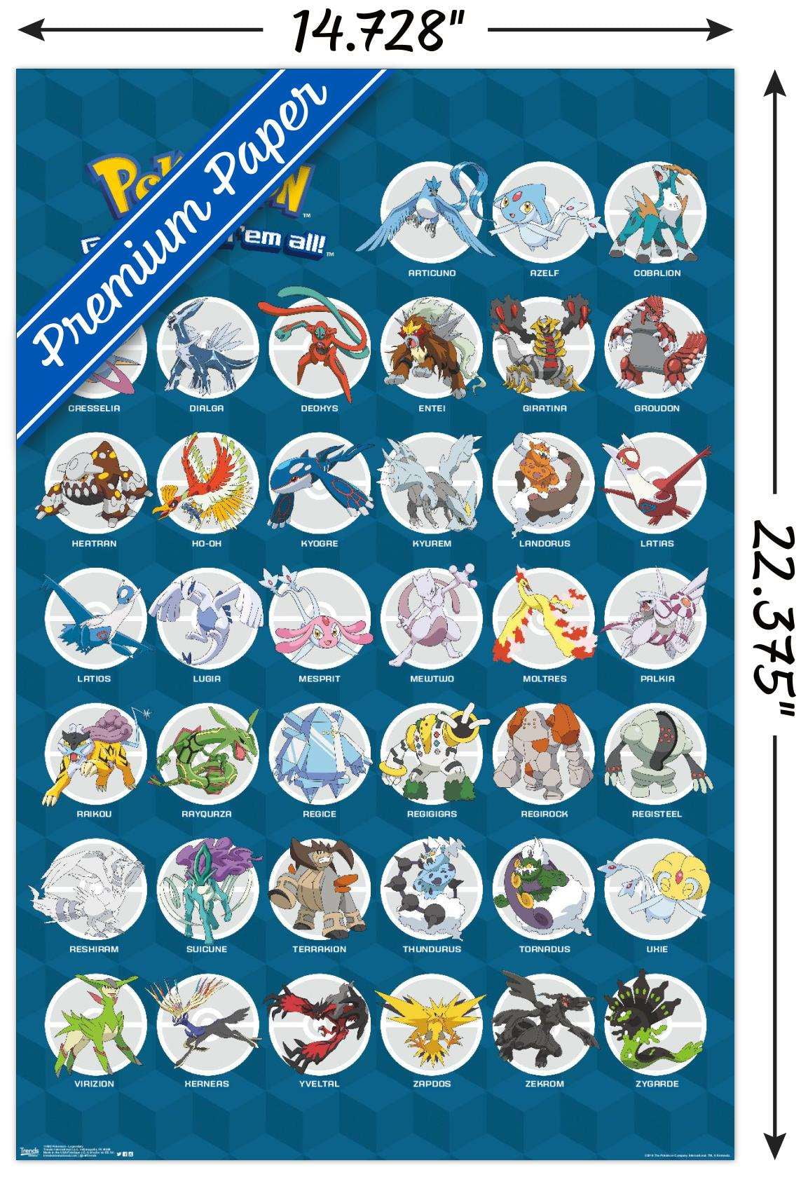 Pixelmon Legendaries List