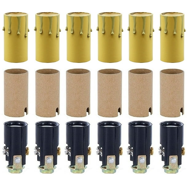 Creative Hobbies Chandelier Lighting Fixture Socket Kit, Candelabra E ...