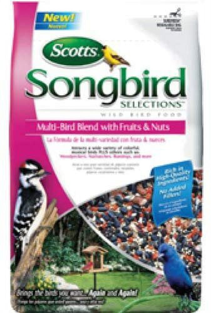 Scotts Songbird Wild Bird Fruits And Nuts Blend Seed 6 Pound Pack Of 6 ...
