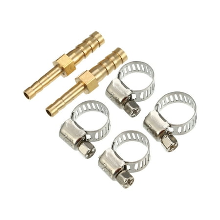 Unique Bargains 2 Set 6mm - 4mm Outer Diameter Hose Barb Tail Adapter ...
