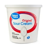 Great Value Original Sour Cream, 24 oz - Walmart.com