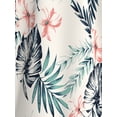Café Luna Men's and Big Men's Multicolor Tropical Print Short Sleeve ...