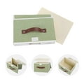 Anminy Large Fabric Storage Bins 2 Pack Collapsible Cloth Containers