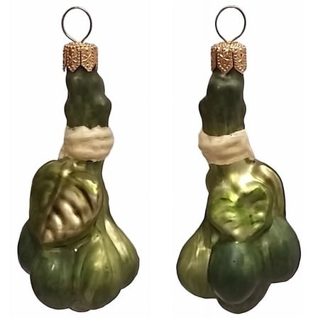 Slice of Parmesan Cheese Polish Glass Christmas Ornament Set of 2 ...