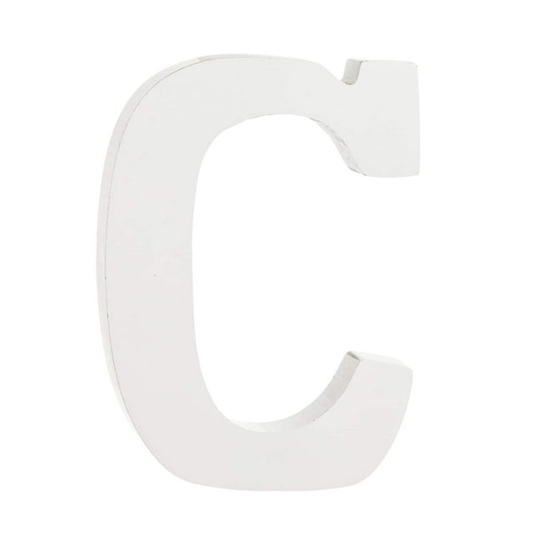 MICHAELS Bulk 12 Pack: 4.75" White Wood Letter by Make Market ...