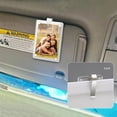 Pack of 3 Quick Install Acrylic Car Sun Visors Photo Clip Holders 3 ...