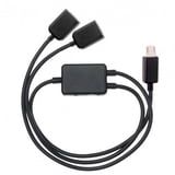 Xiwai Hub Micro USB to Dual Ports Micro USB Female Hub Cable for Laptop ...
